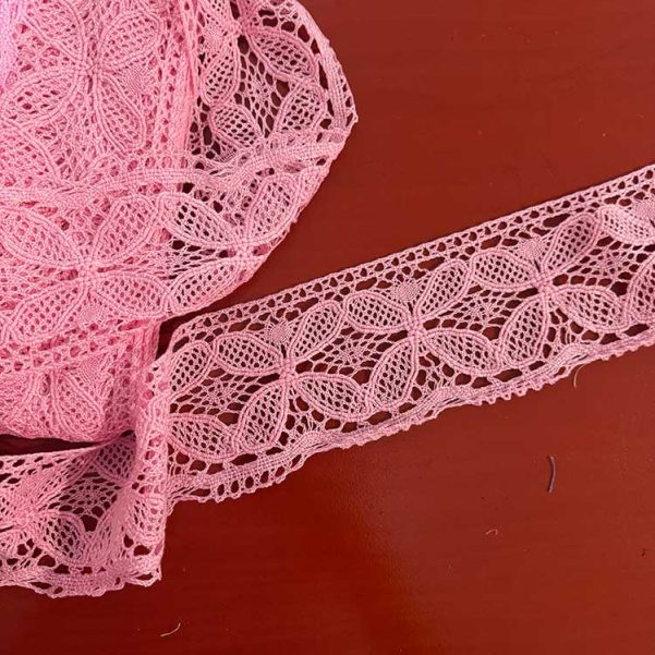 Tira Bordada Rosa Tira De Encaje Bordada Para Traje De flamenc